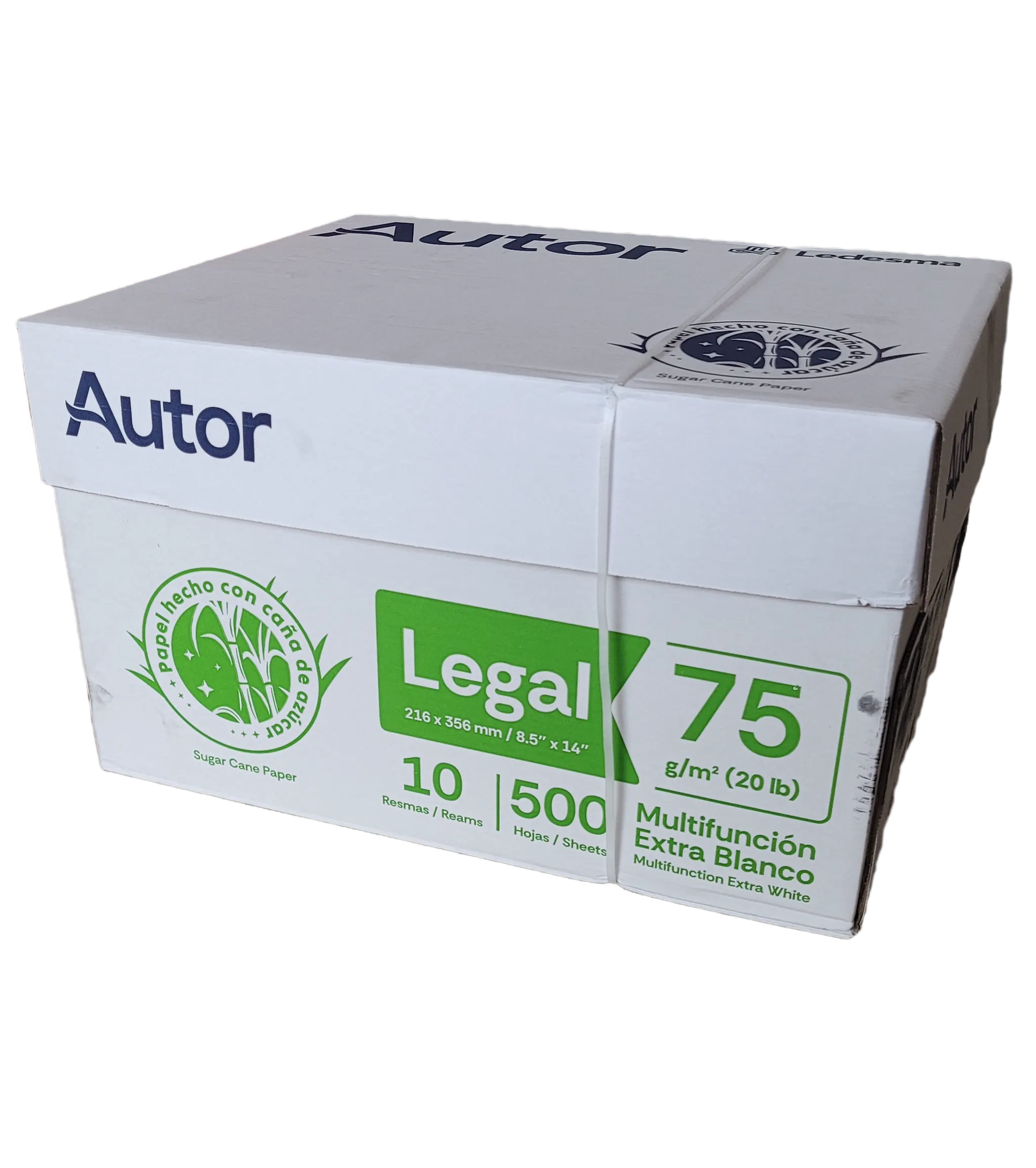 RESMA LEDESMA AUTOR OFICIO 75 grs. CAJA x10 – Libreria Venecia